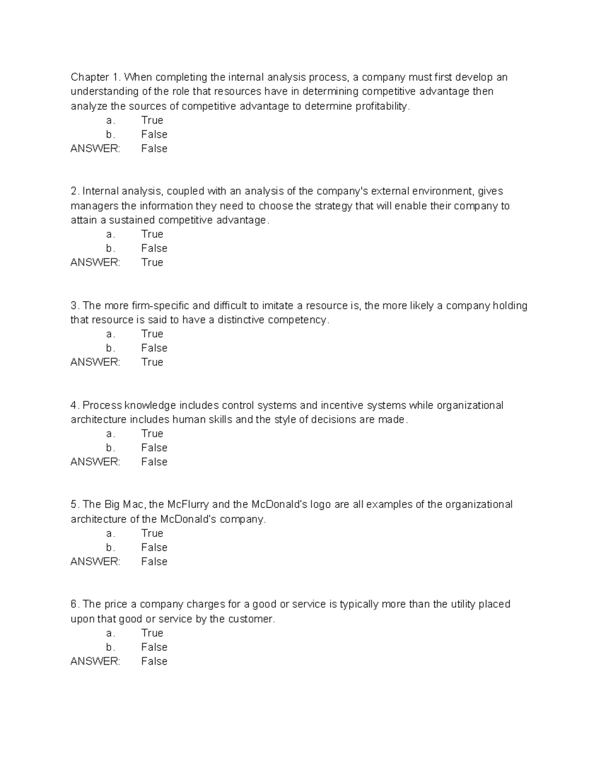 Chapter 3 Insights & Key Concepts - MGT 444 Analysis Guide - Studocu