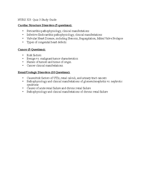 Pathophysiology 1A - Inflammation & Fluid/Electrolytes - INFLAMMATION ...