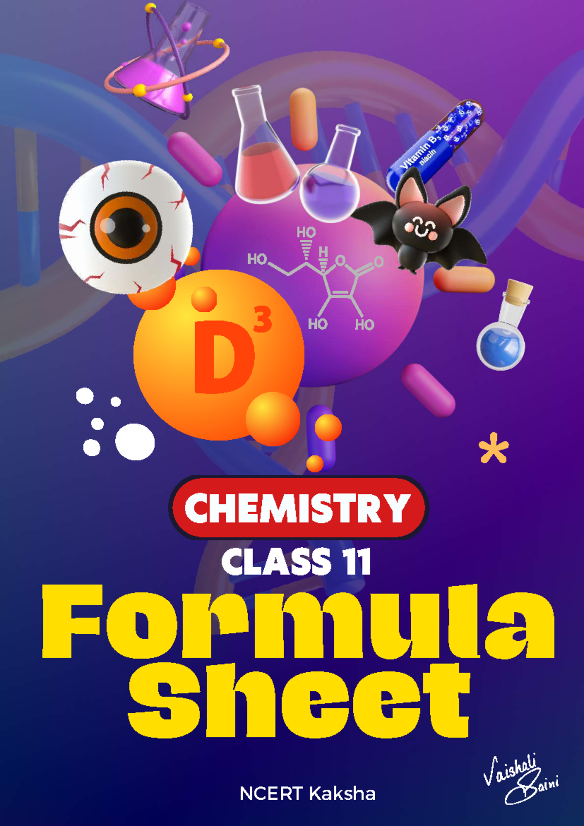 CHEMISTRY CLASS 11 NCERT Formula Sheet for Exam Preparation - Studocu