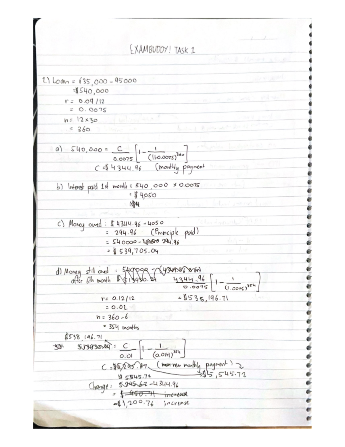 Exambuddy Task 1 - FNCE10002 - Studocu