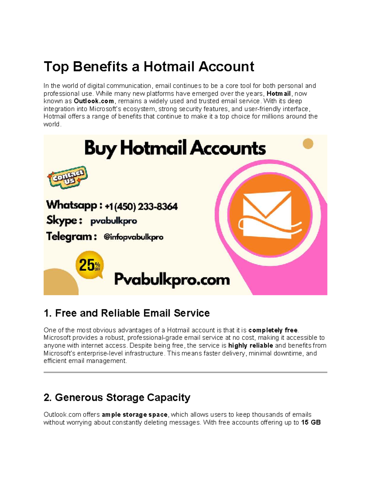 Top Benefits of Using a Hotmail Account for Digital Communication - Studocu
