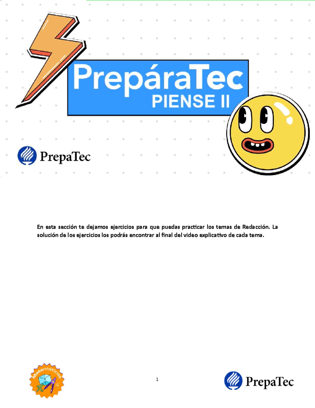 Ejercicios de Redacción y Álgebra: Práctica y Soluciones - Studocu