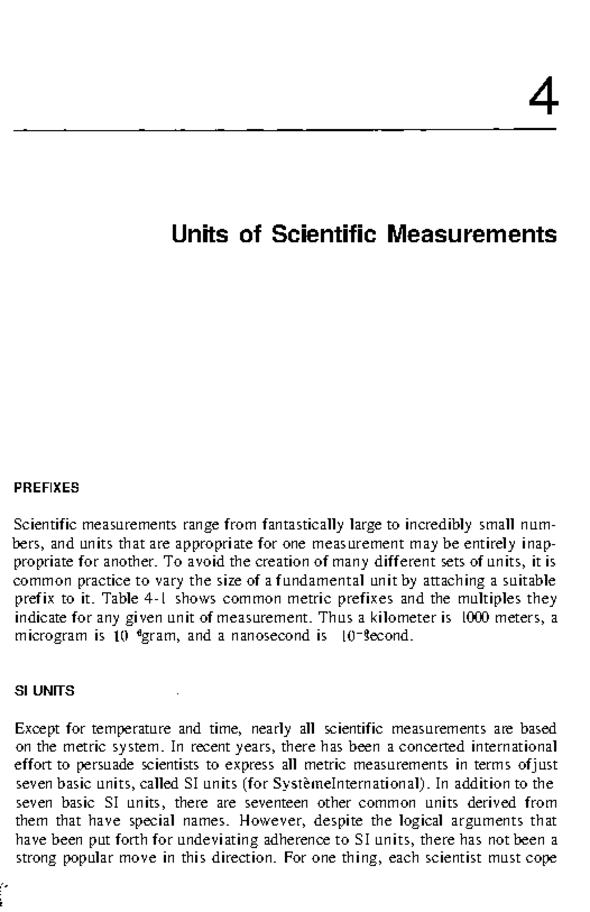 Scientific Measurements and SI Units: A Comprehensive Guide (CHEM 4 ...