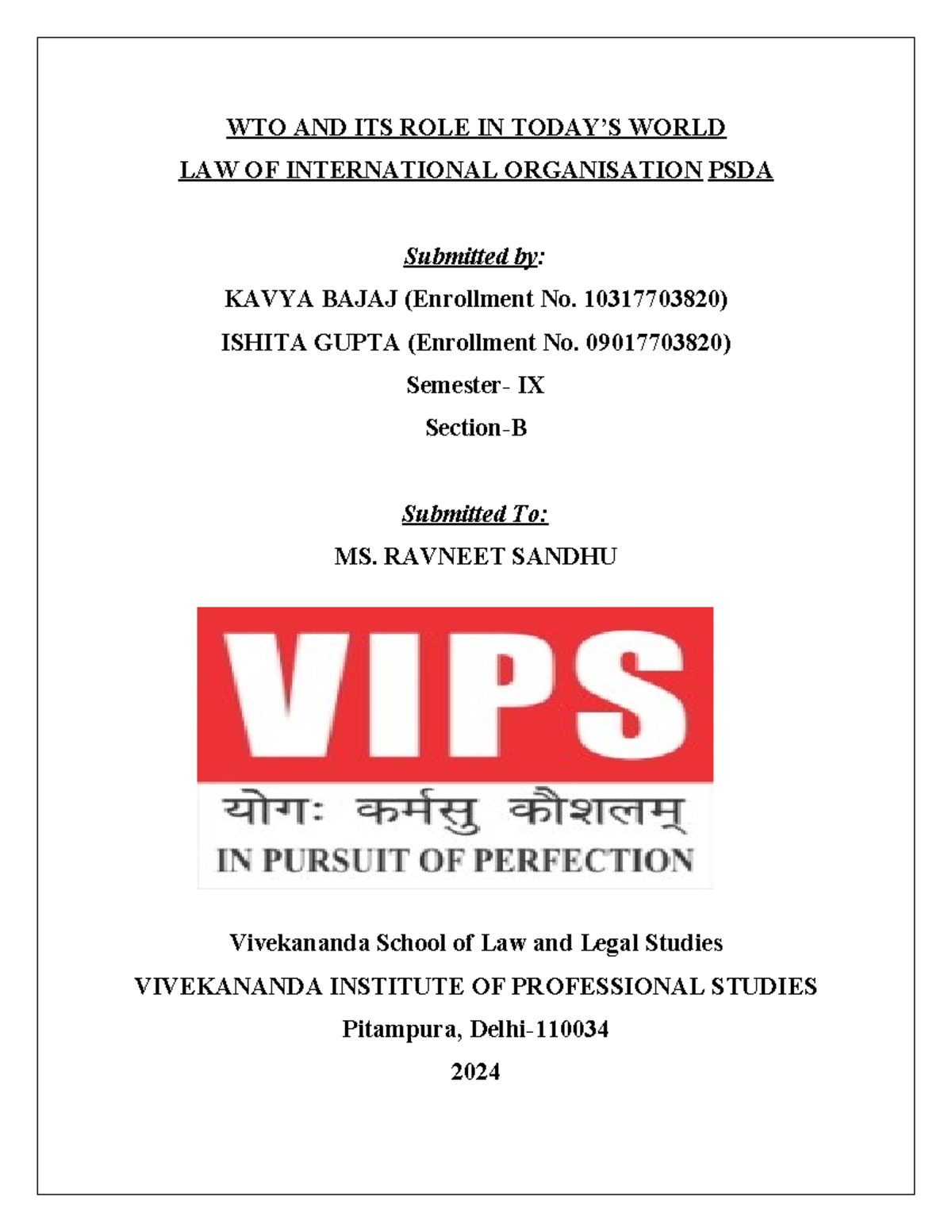 WTO Challenges: An Analysis of Contemporary Trade Issues PSDA - Studocu