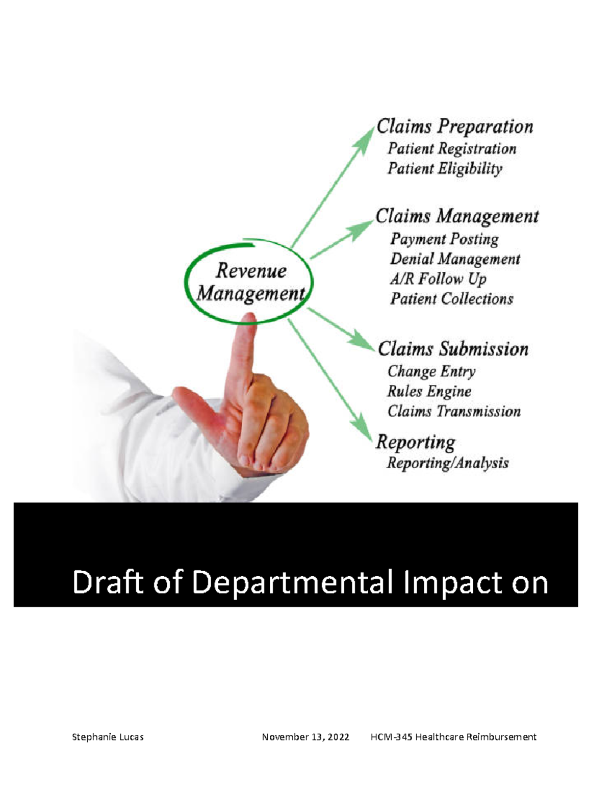 HCM 345 Healthcare Reimbursement Milestone One Overview - Studocu