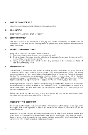 STS Lesson 11 The Information Age - I. UNIT TITLE/CHAPTER TITLE SPECIFIC ISSUES IN SCIENCE ...