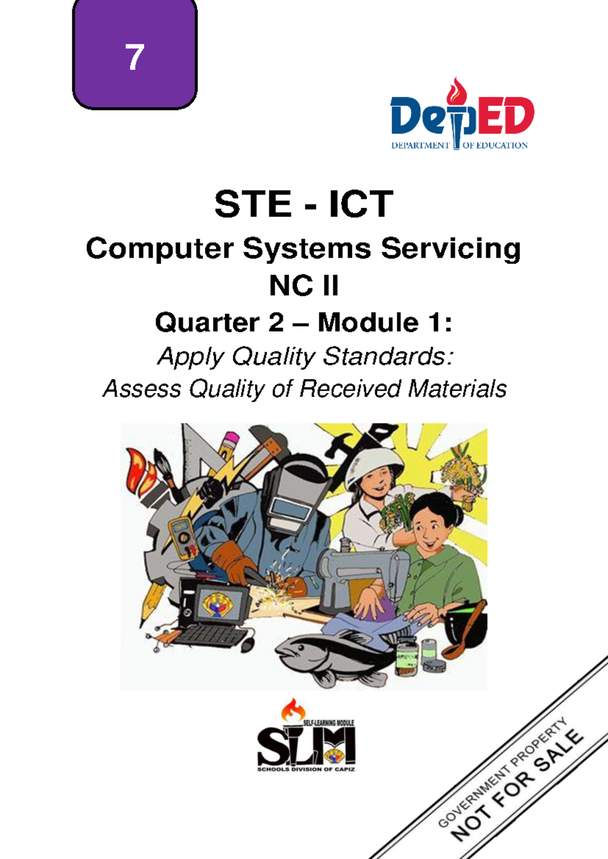 Computer Systems Servicing NC II - Quality Standards Module 1 - Studocu