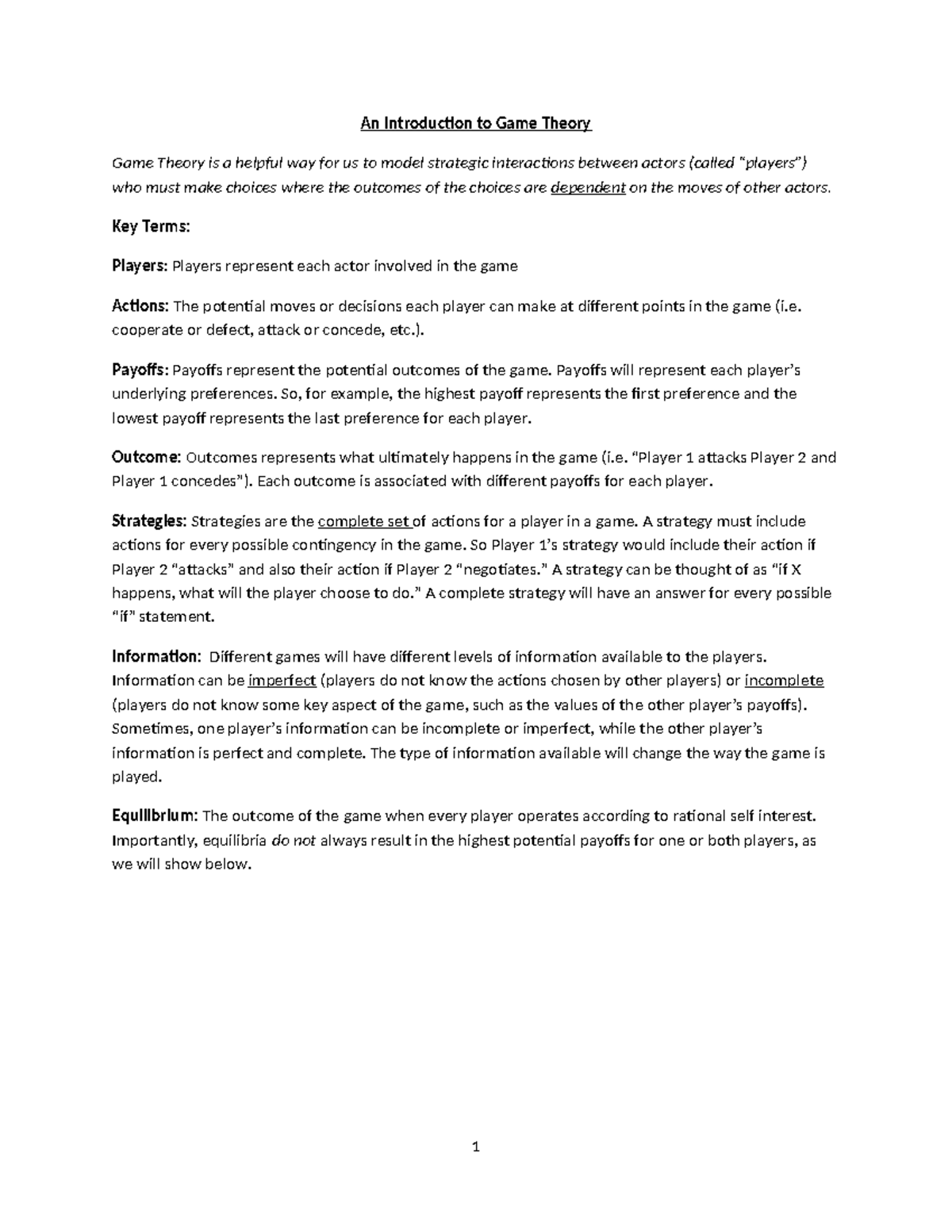 Game Theory 101: Understanding Strategic Interactions and Outcomes ...