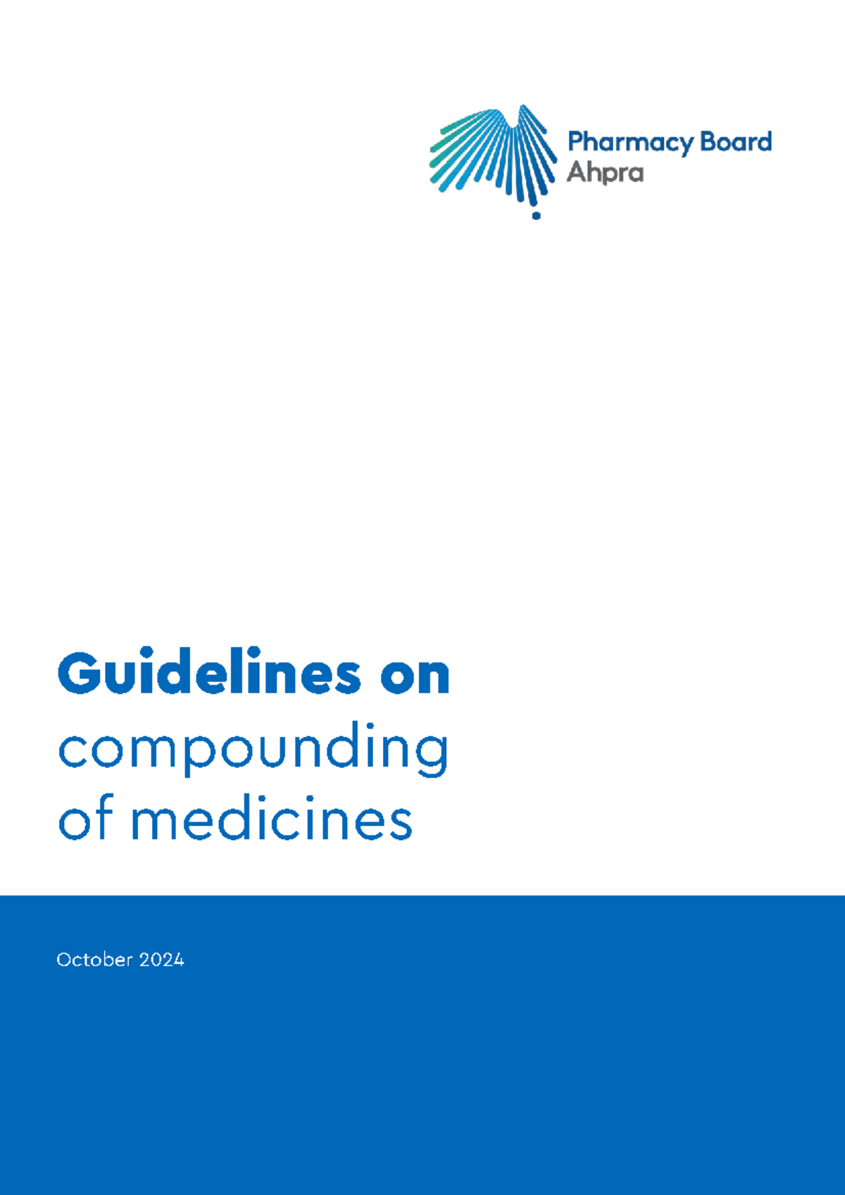 Guidelines on Compounding of Medicines (Effective 1 Oct 2024) - Studocu