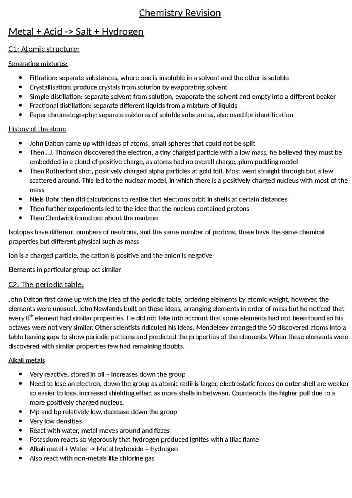 Balancing Equations 1: Solutions and Answers for Practice - Studocu