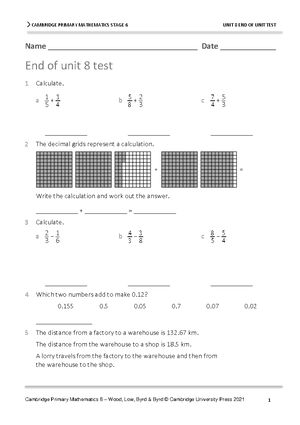 Prim maths 6 2ed tr resource 8b - CAMBRIDGE PRIMARY MATHEMATICS STAGE 6 ...