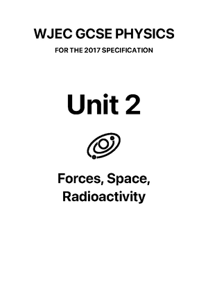WJEC GCSE CHEMISTRY UNIT 1 - WJEC GCSE CHEMISTRY FOR THE 2017 ...