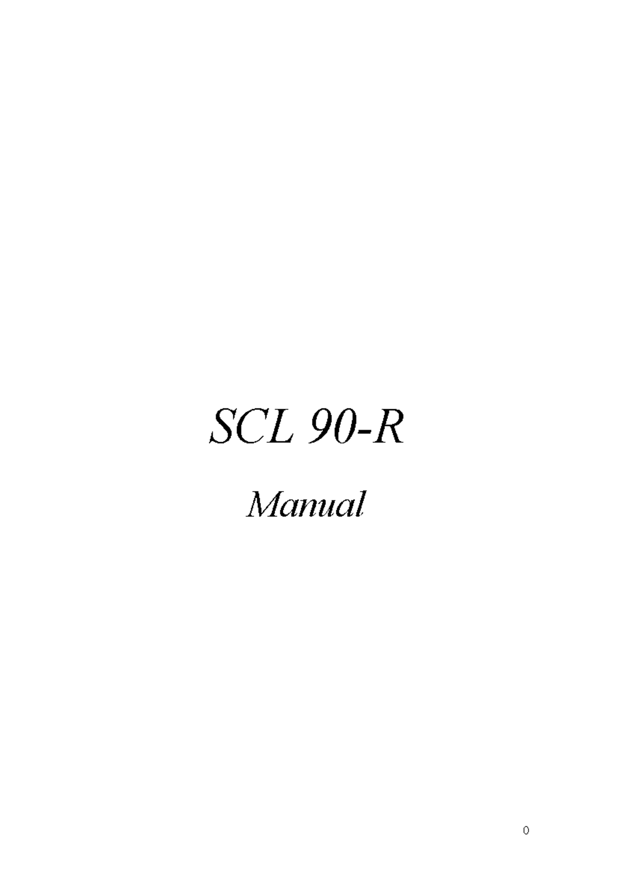 Manual do SCL-90R: Avaliação Psicopatológica e Aplicação - Studocu