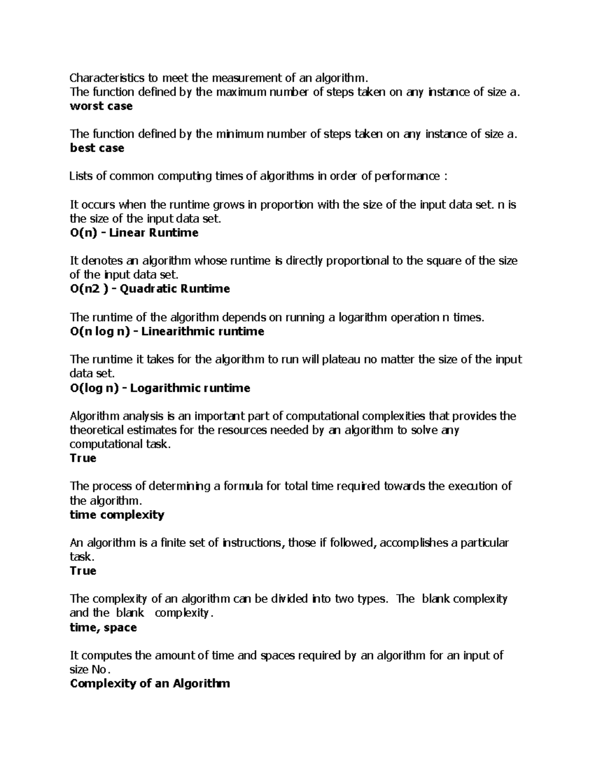 Ugrd Cs6202 Algorithms And Complexity Prelim To Finals Perfect