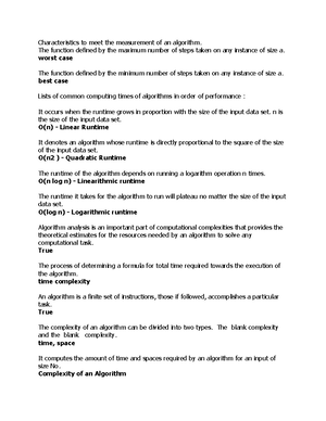 Prelim Exam - Algorithms and Complexity - Home / My courses / UGRD-CS6302A-2313T / Preliminary ...