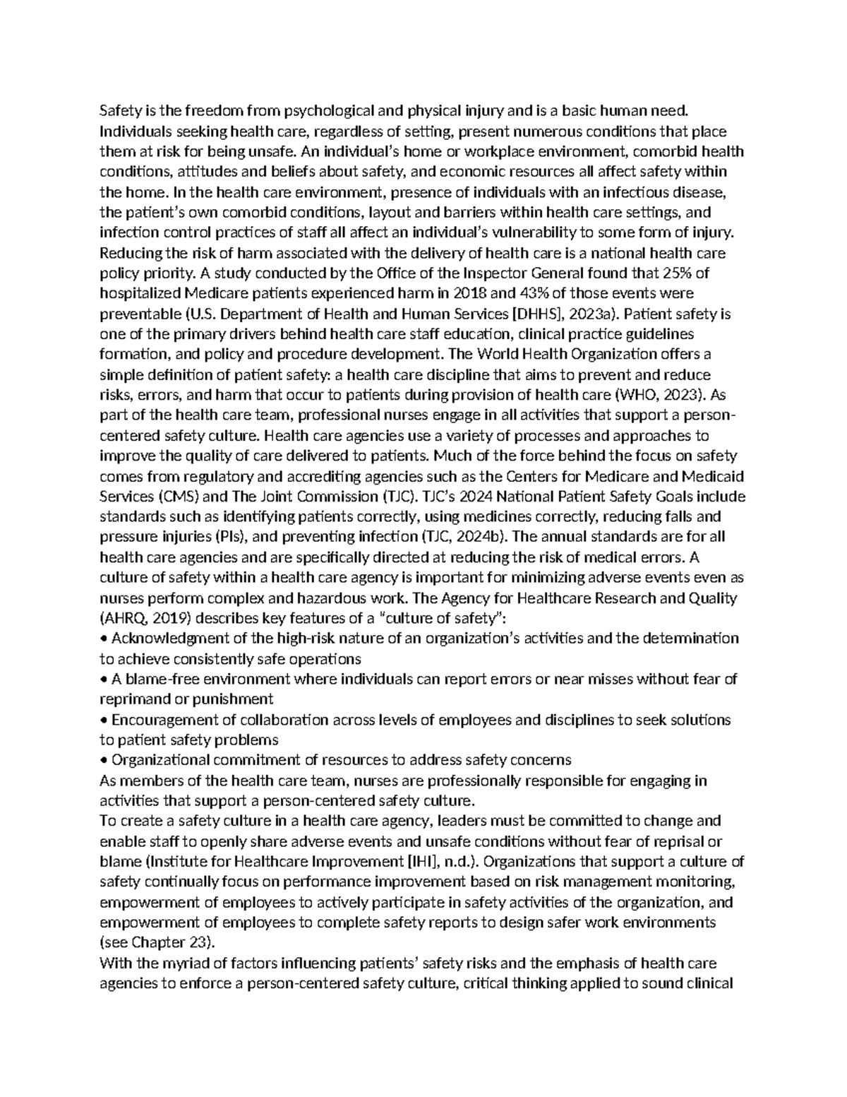Nursing Safety Assessments: Strategies to Minimize Fall Risks in ...
