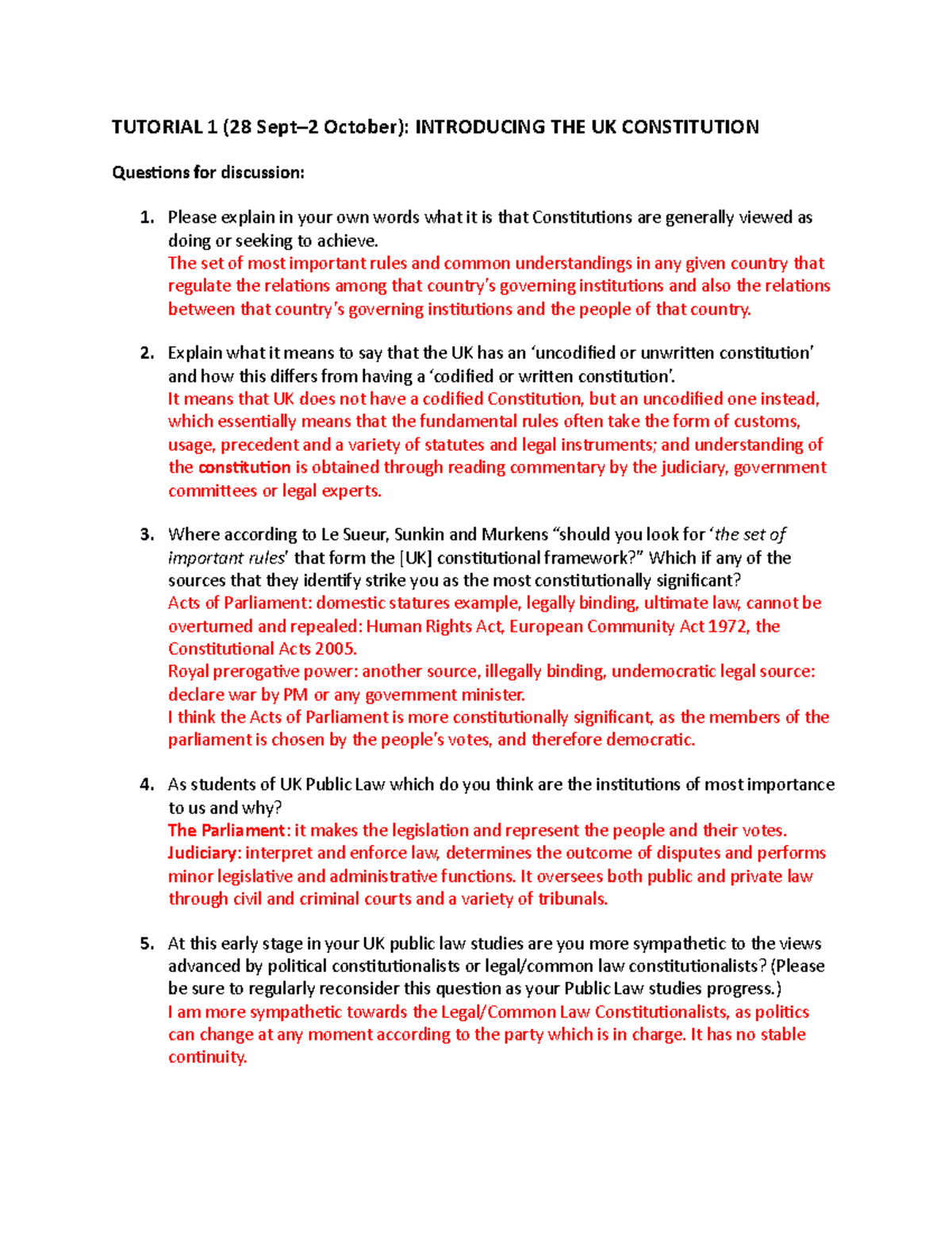 Public LAW Tutorials - Updated. - TUTORIAL 1 (28 Sept–2 October ...