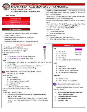 Chapter 19 - Intro TO Anemia - CHAPTER 19 : INTRODUCTION TO ANEMIA ...