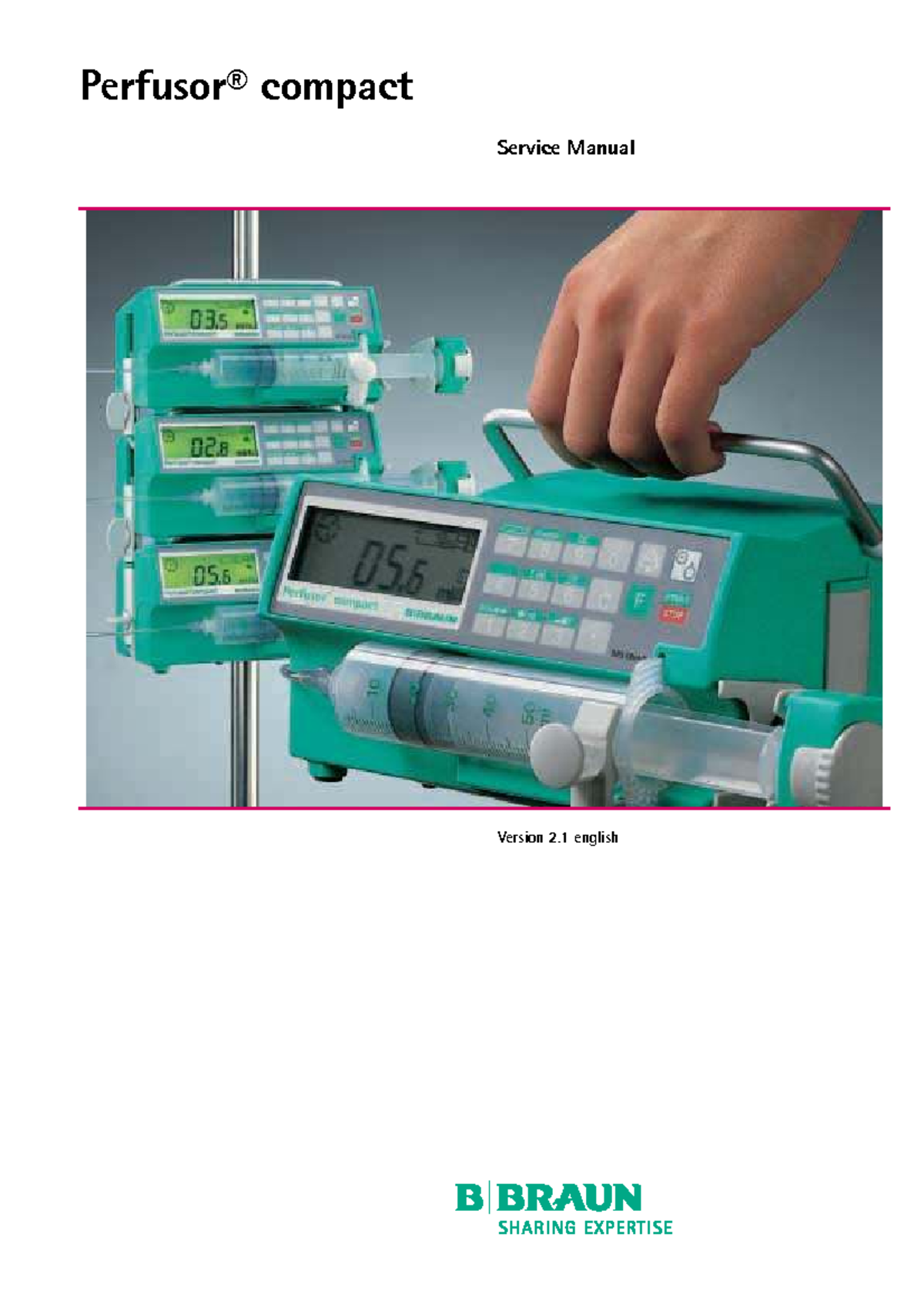 Compact Service Manual V2.1 for Syringe Pump (230-240V) - Studocu