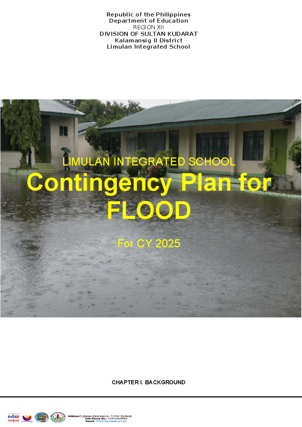 Contingency Plan for Flooding at Limulan Integrated School (LIS) 2025 ...