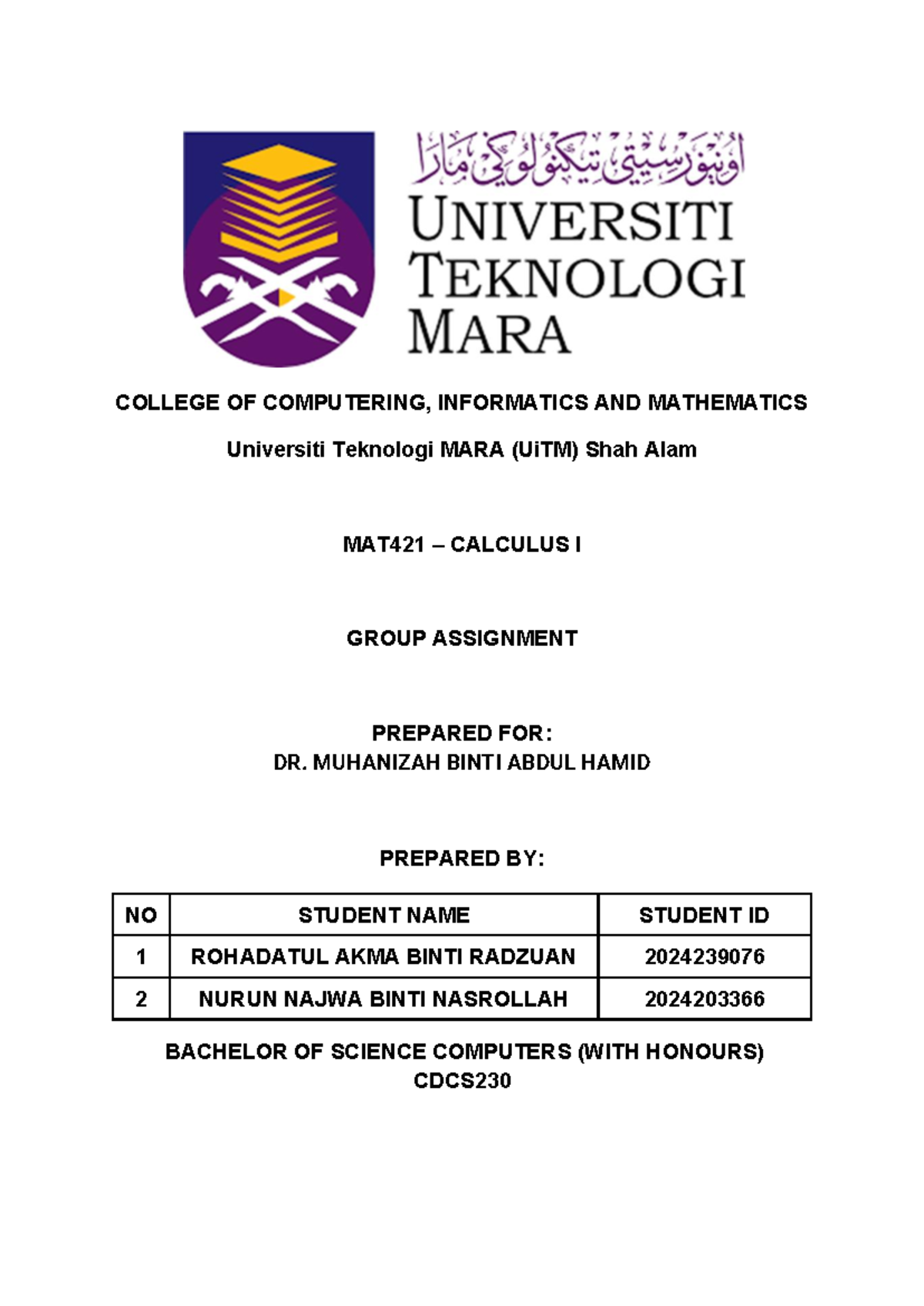 MAT421 Calculus I Group Assignment: Area Bounded by Graphs - Studocu