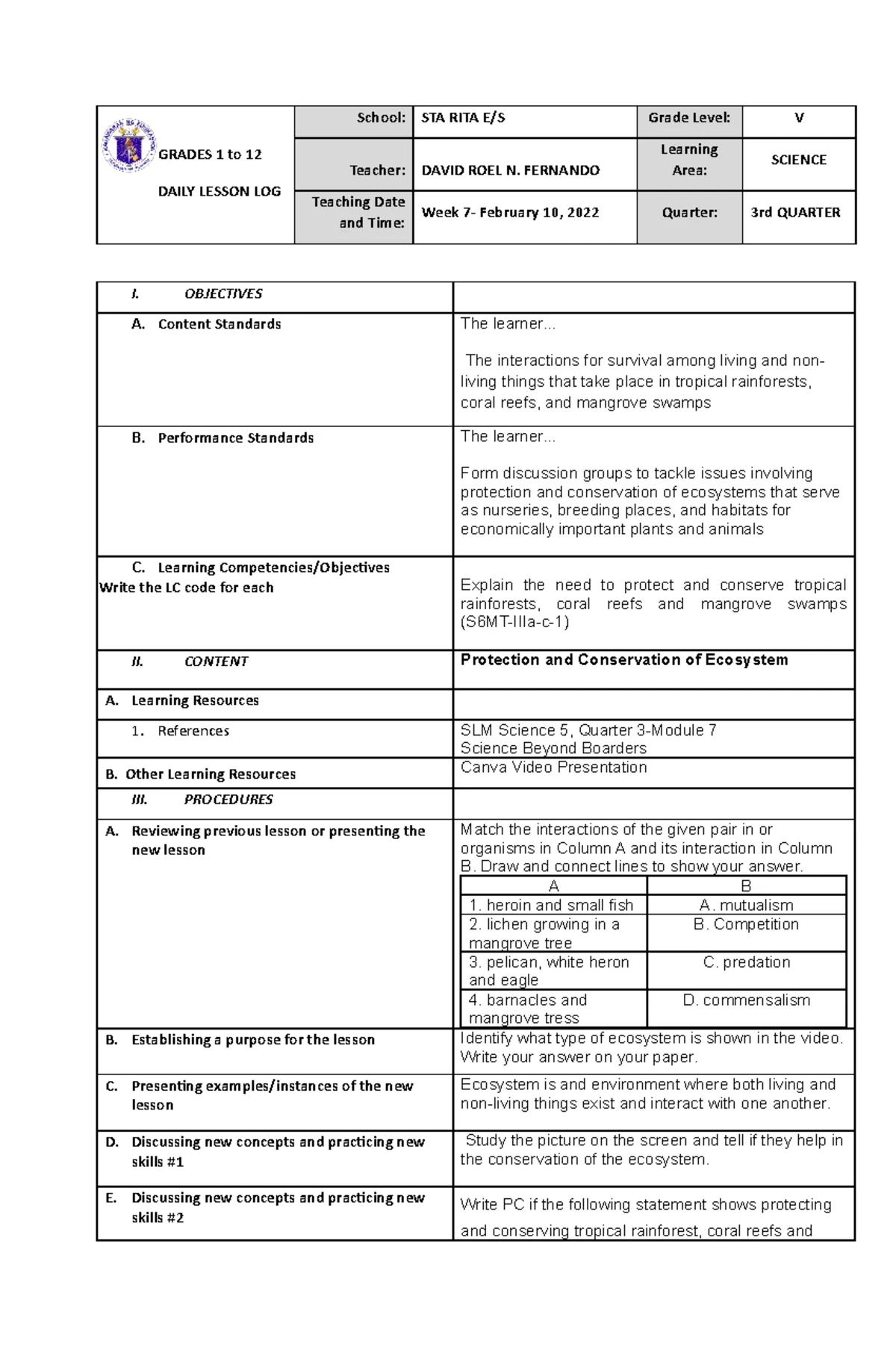 Music Action Plan - Prepared by: Approved by: Principal II GOALS ...
