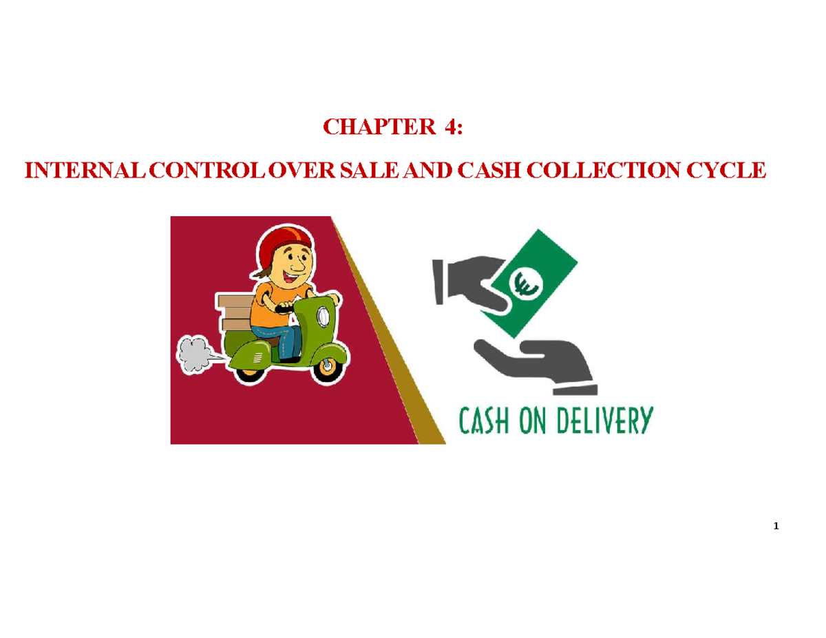 Chapter 4 - Sale and collection cycle -st - 1 CHAPTER 4: INTERNAL ...