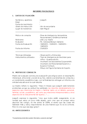 Ficha tecnica EVEA - Ficha Técnica IDENTIFICACIÓN Nombre: Escala de ...