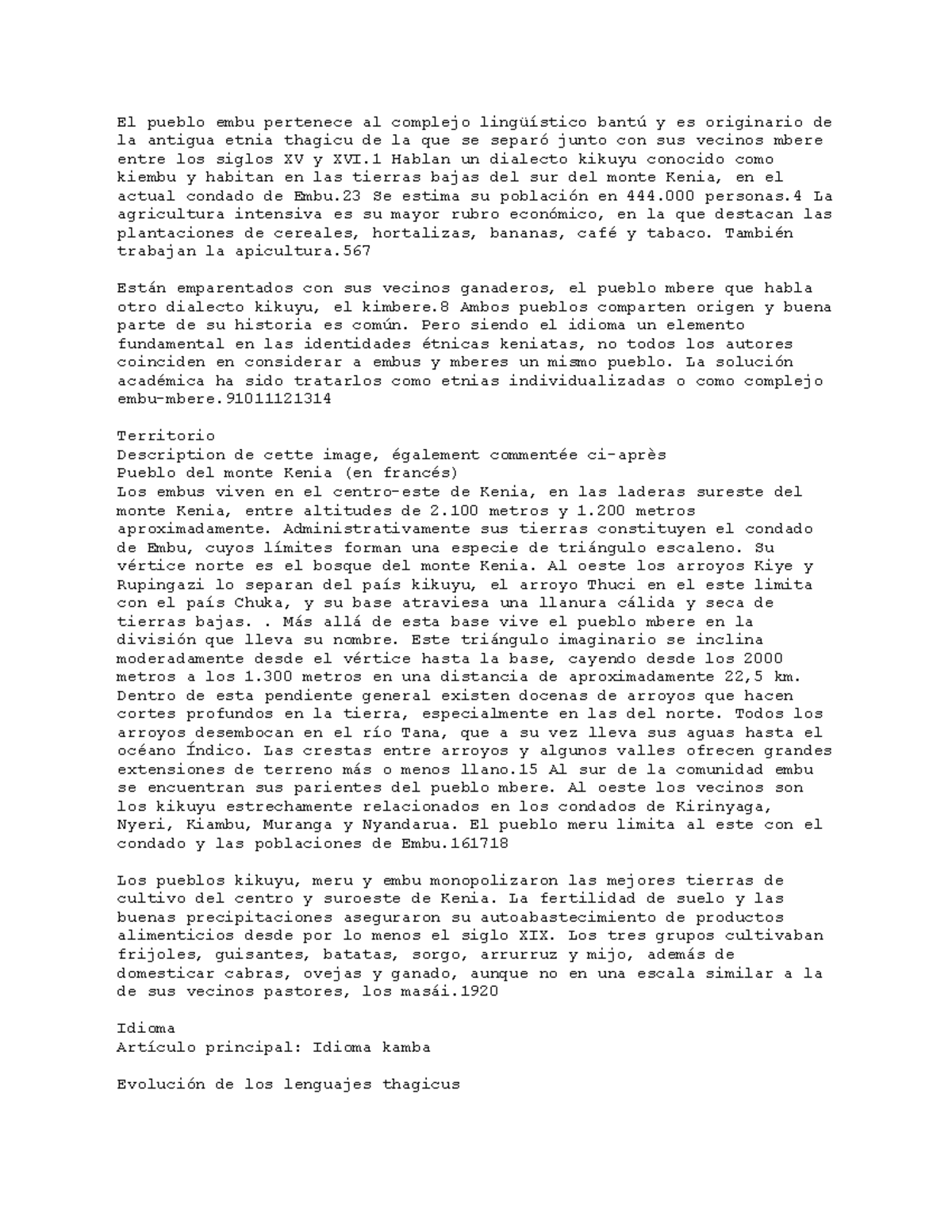 El Pueblo Embu y sus orígenes - El pueblo embu pertenece al complejo ...
