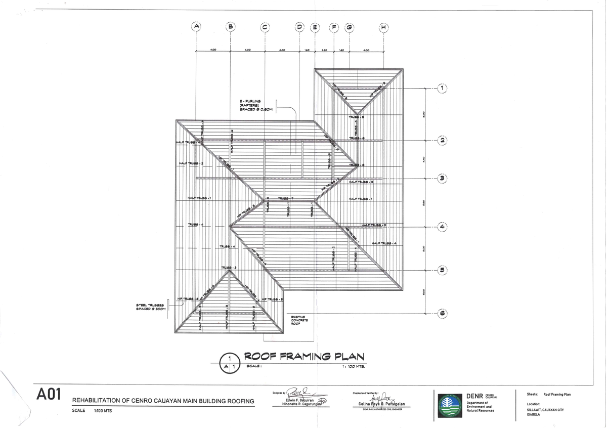 Design Plan for Rehabilitation of CENRO Cauayan Roofing and Ceiling ...