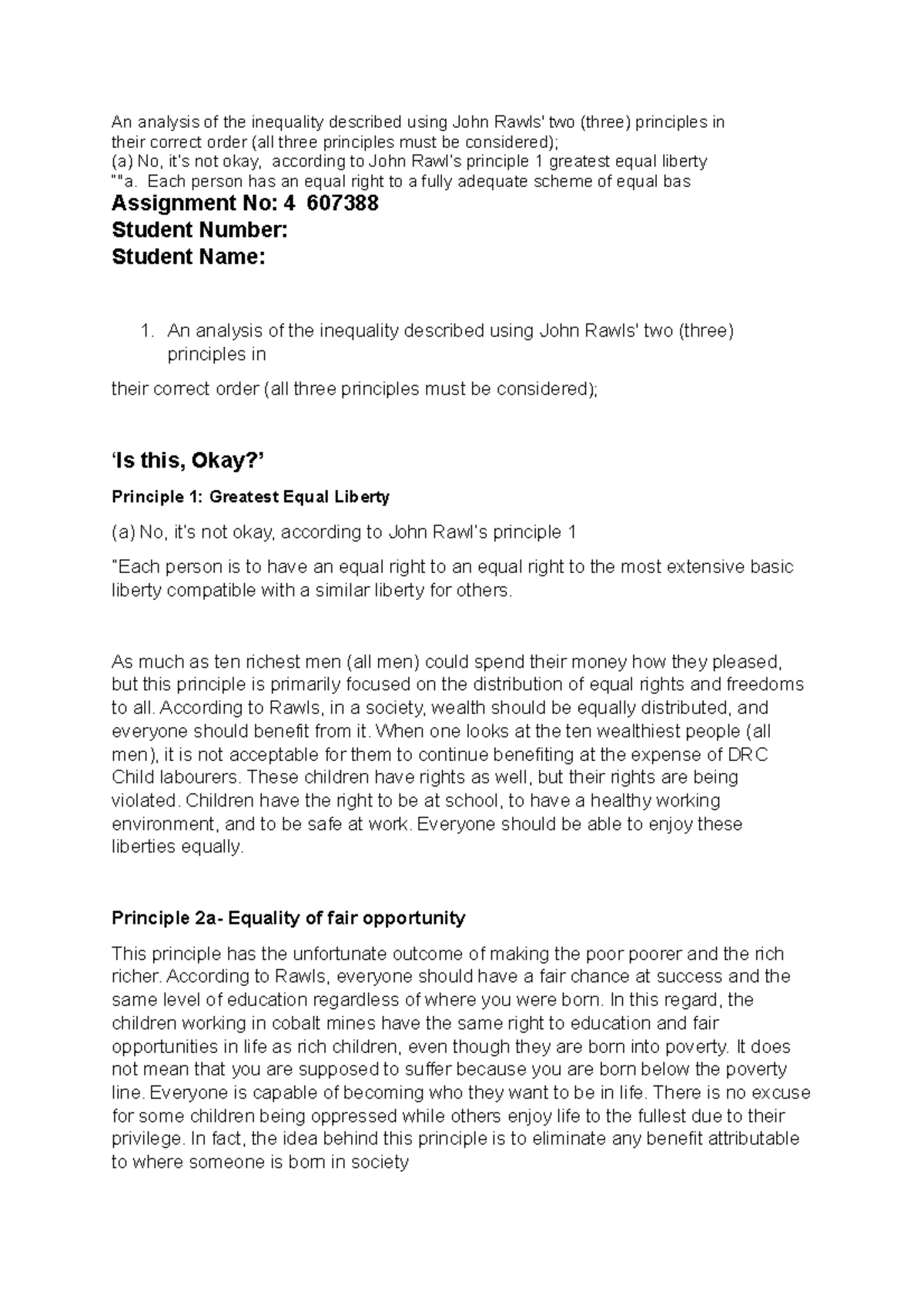 SUS1501 ASSIGNMENT 7 - 2019 - Assignment 7 Step 1: Set the scene My ...