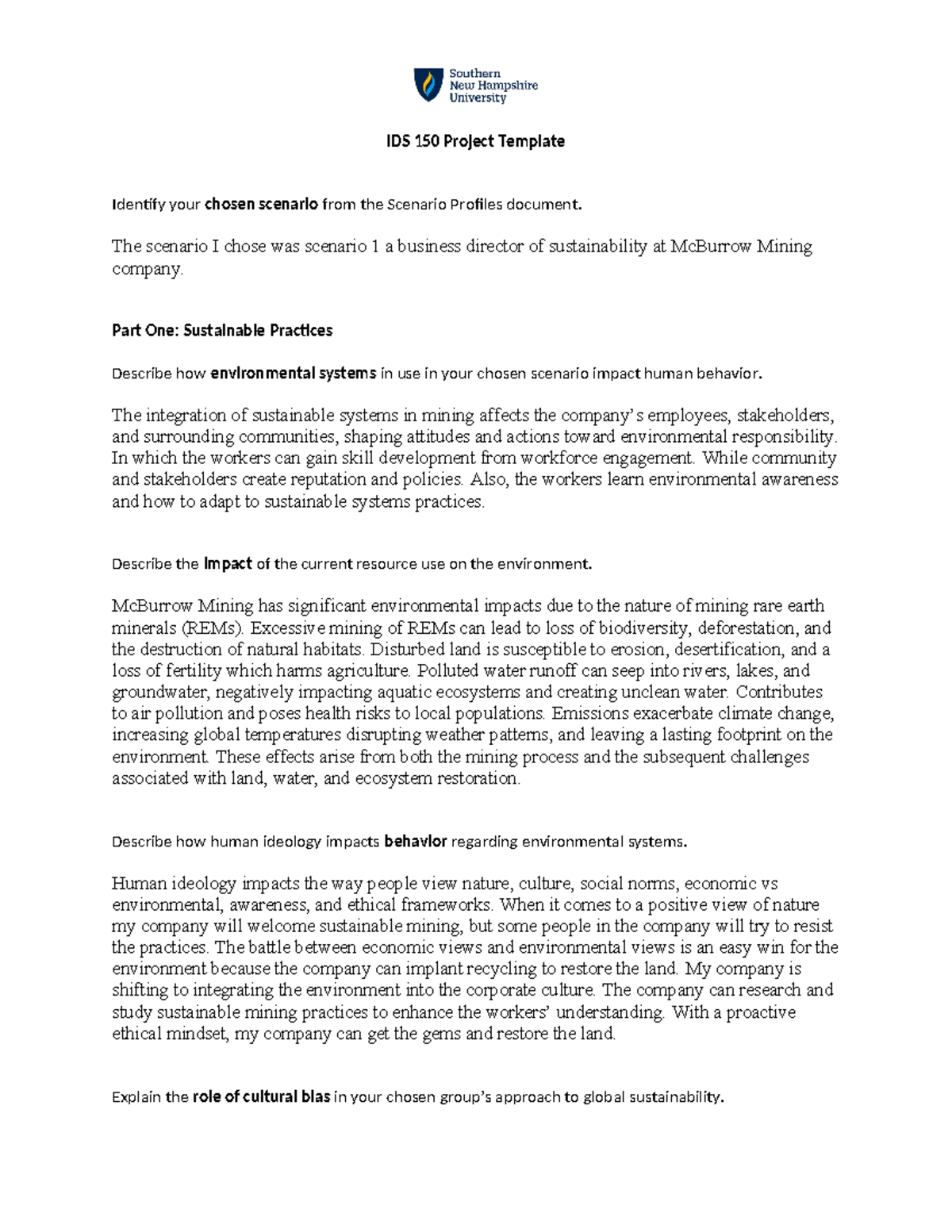 IDS 150 Project - IDS 150 Project Template Identify your chosen ...