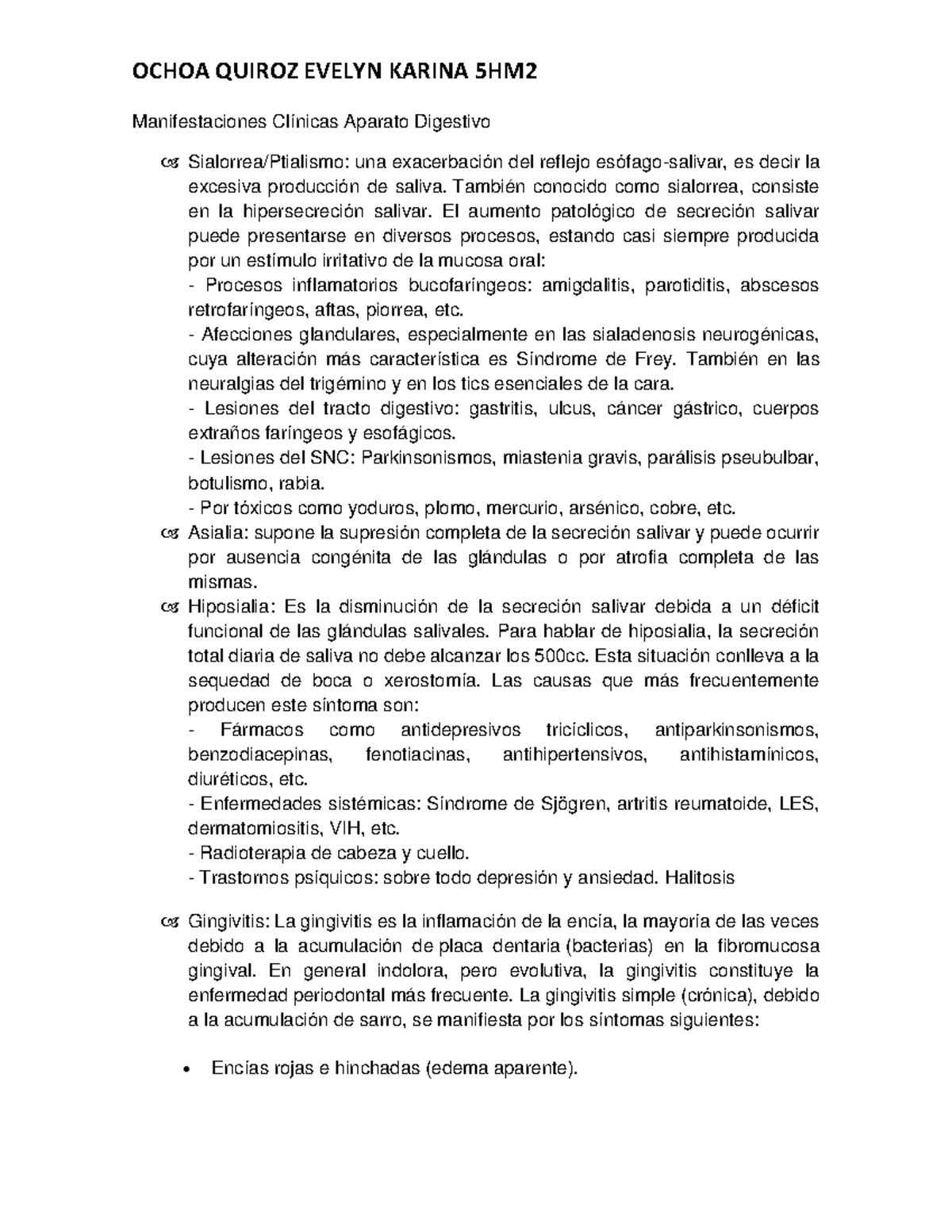 Ef abdomen - Manifestaciones Clínicas Aparato Digestivo Sialorrea ...