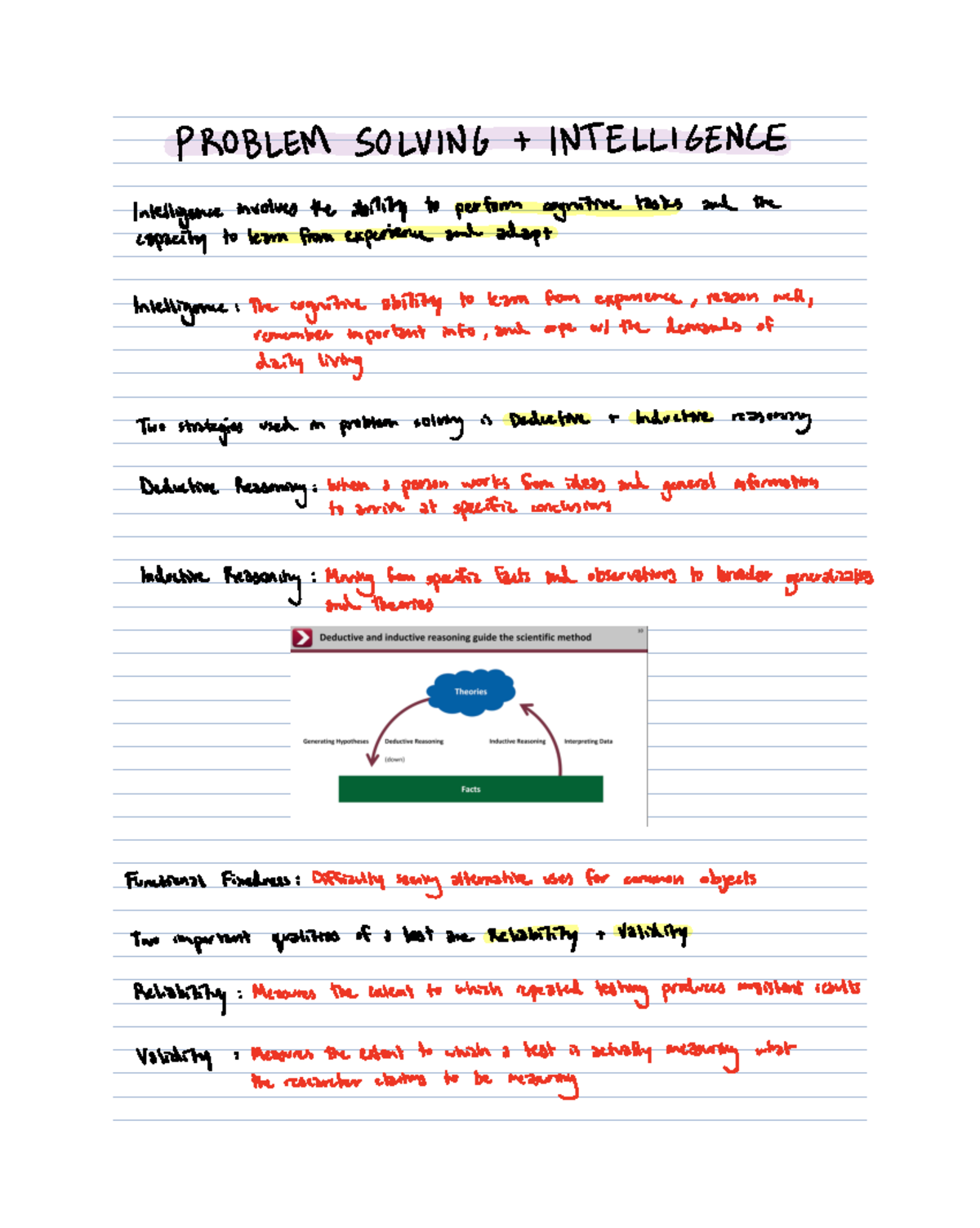 Problem Solving & Intelligence - PROBLEM SOLVING INTELLIGENCE Intelligence involves the ability ...