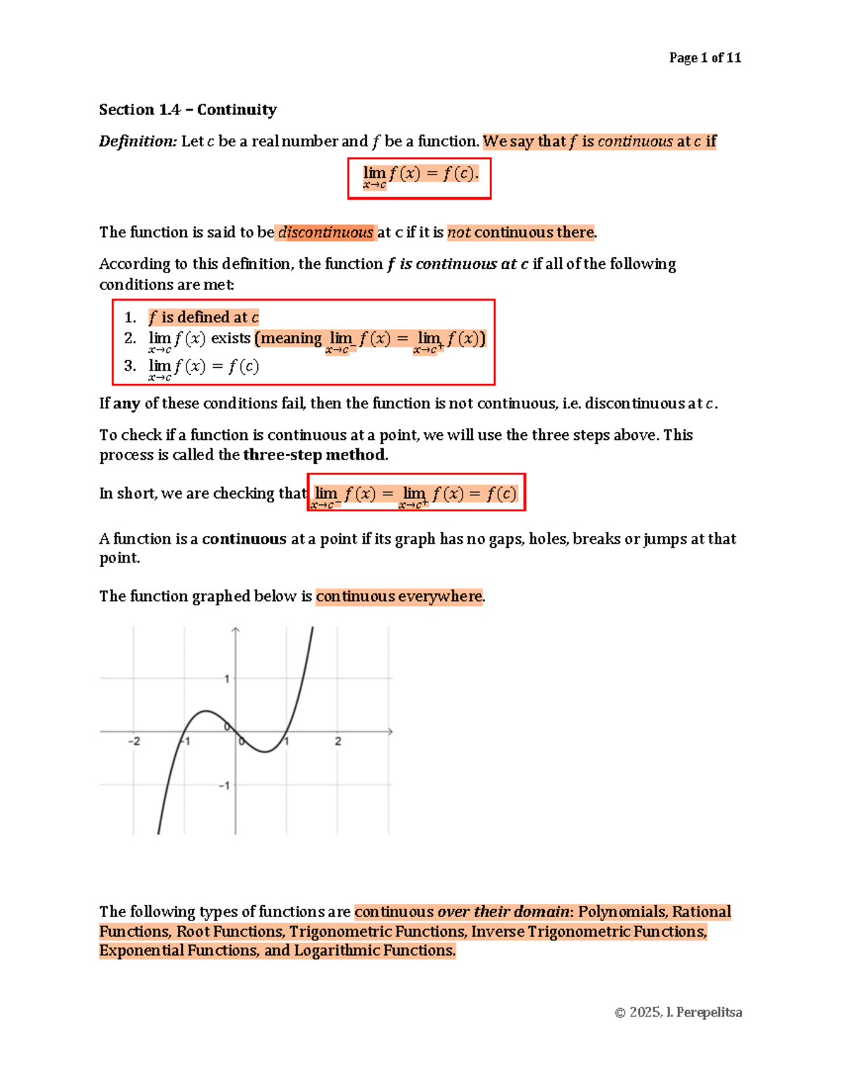 Continuity in Piecewise Functions: Analysis and Examples (Math 101 ...