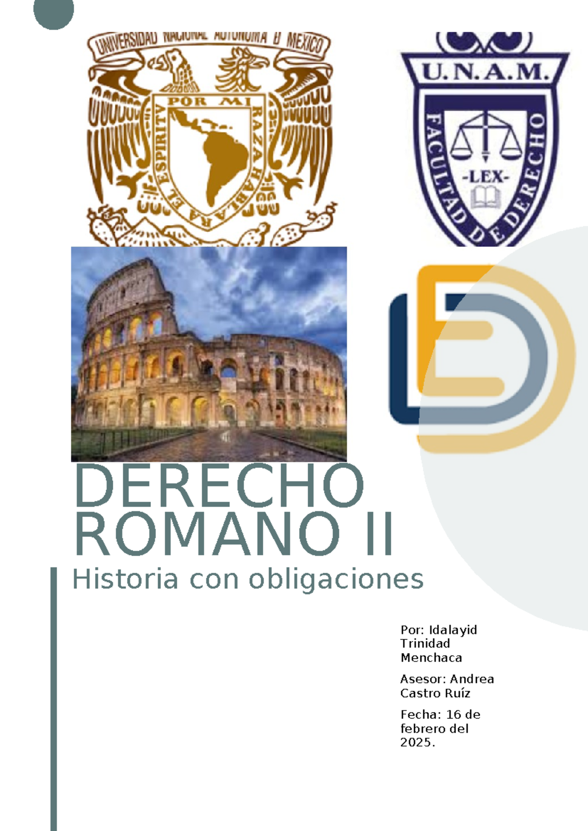 DERECHO ROMANO II A2u1 - Historia y Obligaciones - Cuestionario - Studocu