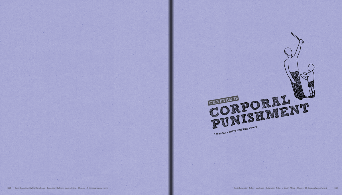 Corporal Punishment - MATERIAL ON CHASTISEMENT RESEARCH - CHAPTER 19 ...