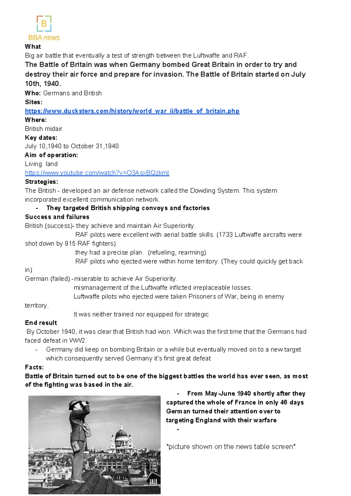 Battle of Britain 1940: Luftwaffe vs. RAF - A Historic Air Conflict ...