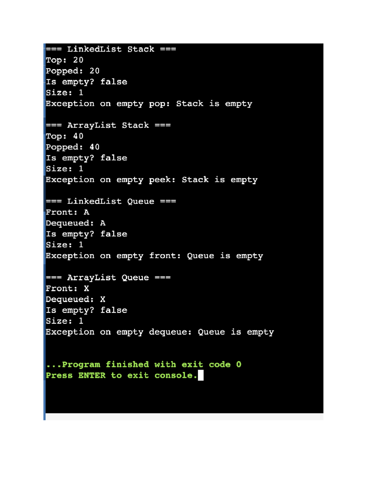 TEST Cases for Data Structures: Assignment 3 Analysis - Studocu