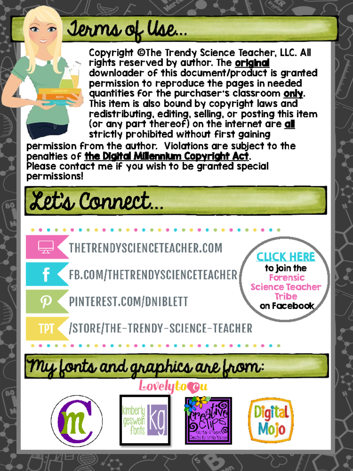 Forensic Science Resource: Instructions, TOU & Answer Key - Studocu