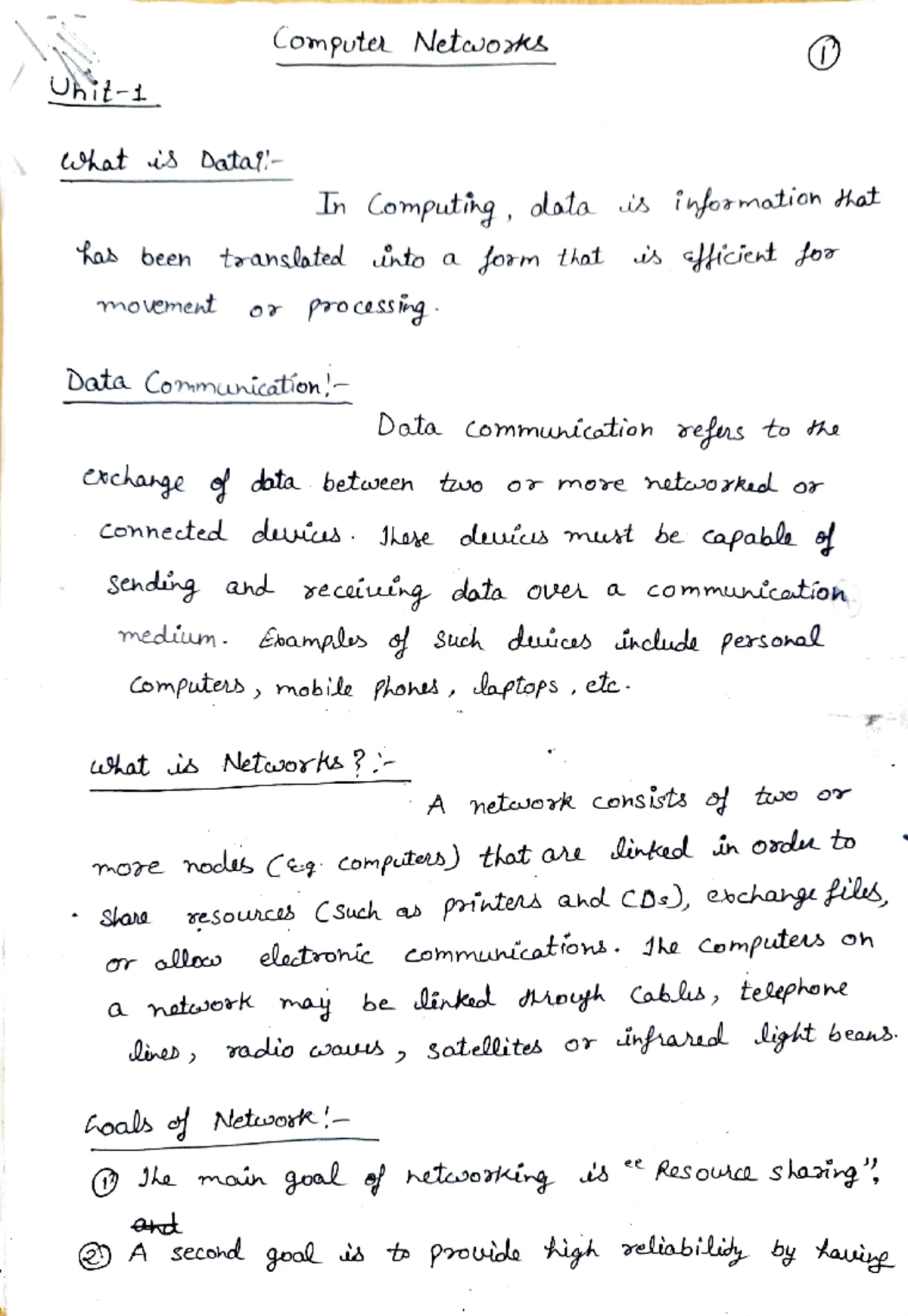 Computer Network NCS-601 ST-1 QP Even 17-18 - AKGEC/IAP/FM/ Ajay Kumar Garg Engineering College ...