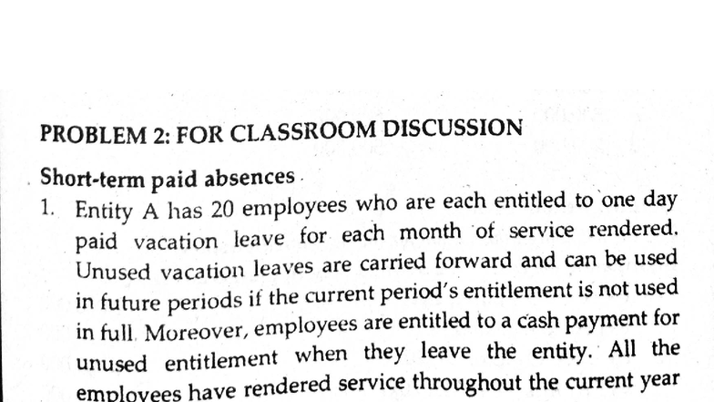 Exercises - Practice Materials for Classroom Discussion on Paid ...