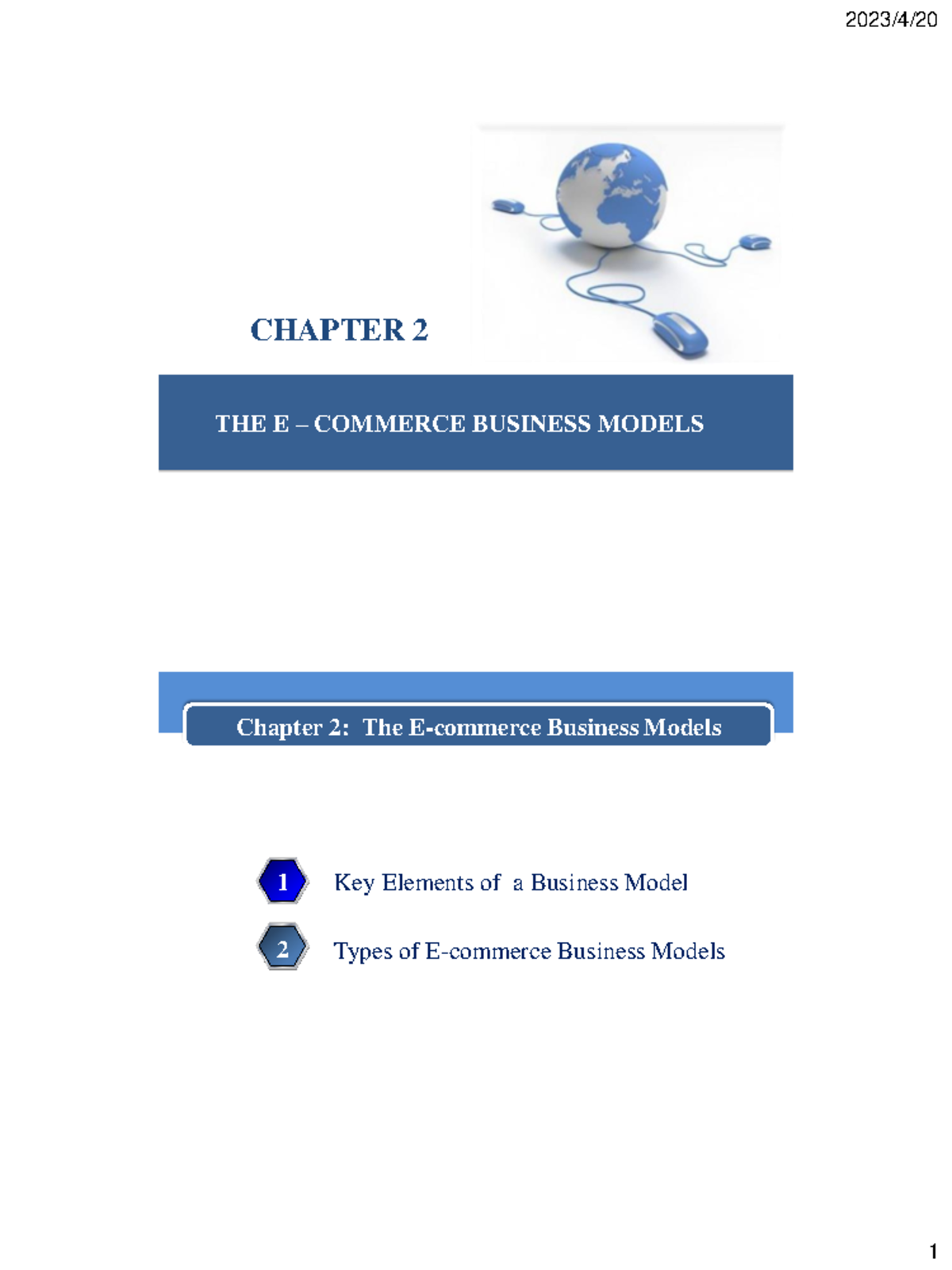 Chapter 2 - Understanding E-commerce Business Models in Detail - Studocu