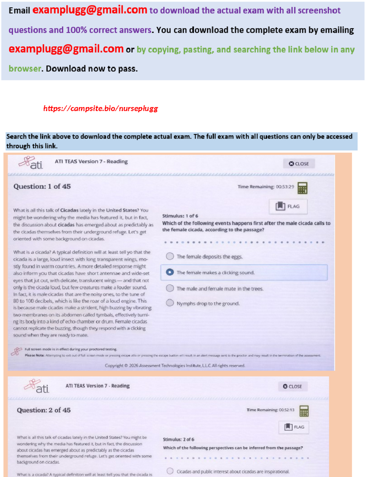 Verified ATI TEAS 7 Exam 2026: Complete 4 Sections with Questions ...