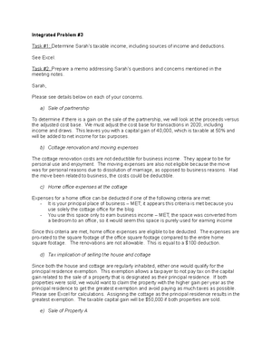 PC01 - Practical Case #1 - Core 1 – Practice Case # Memo To: Plant ...