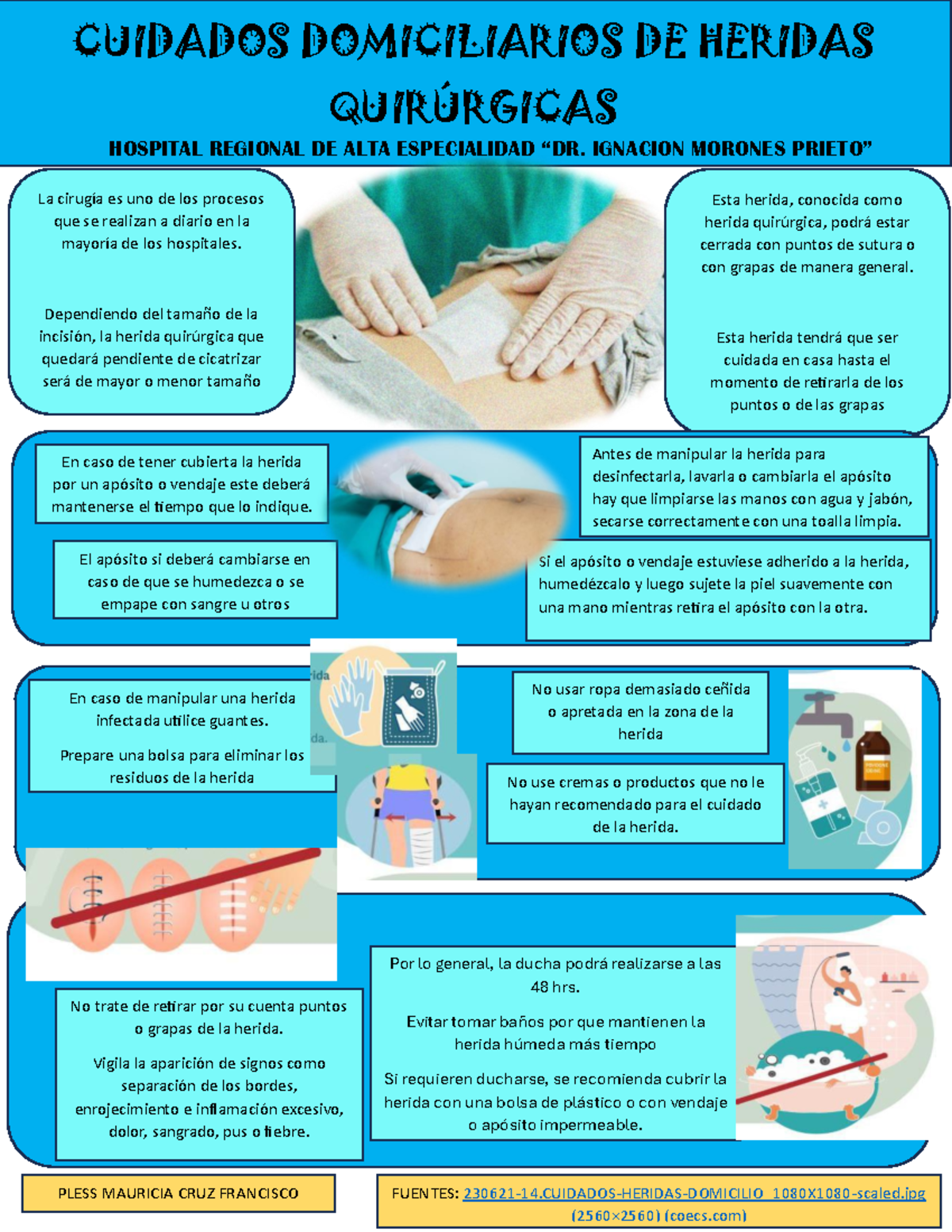 Cuidados Domiciliarios para Heridas QX: Guía y Recomendaciones - Studocu
