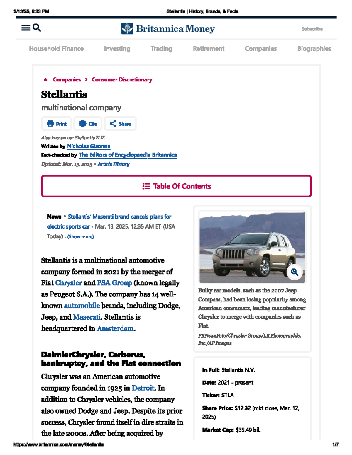 Stellantis - analizi de empresa - 6:33 PM Stellantis I History, Brands ...