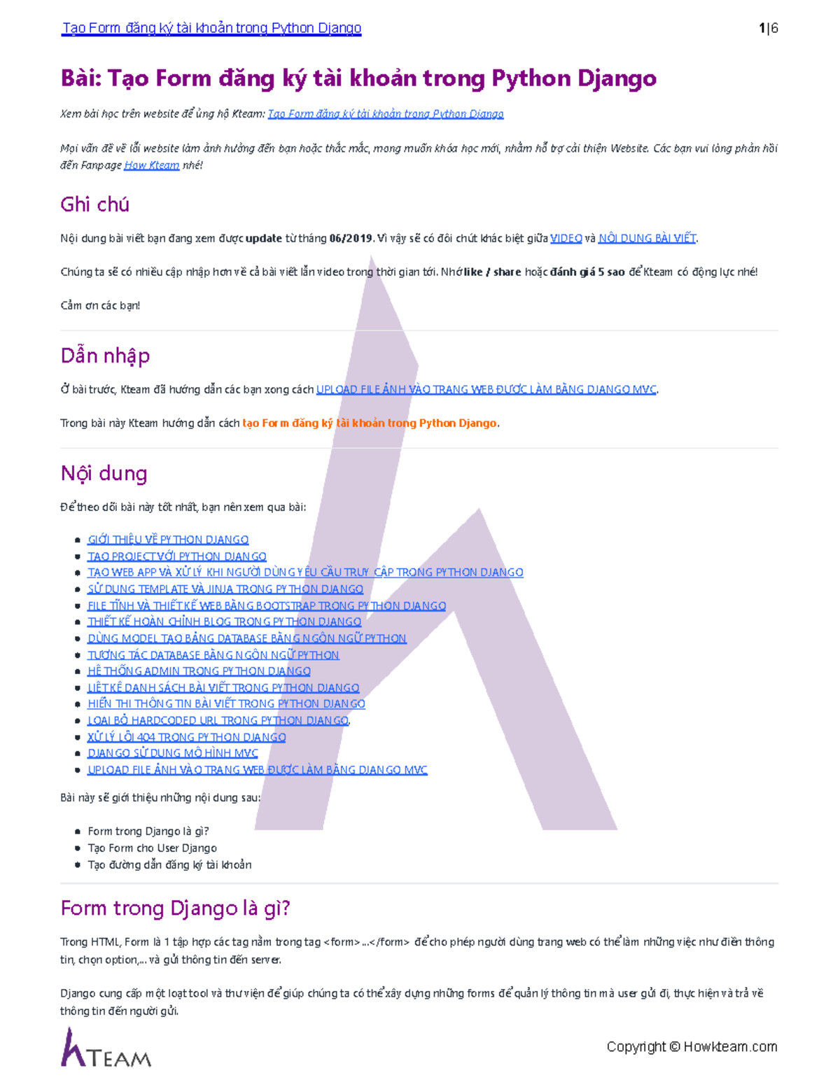Tạo Form đăng ký tài khoản trong Python Django - Bài: Tạo Form đăng ký tài khoản trong Python ...