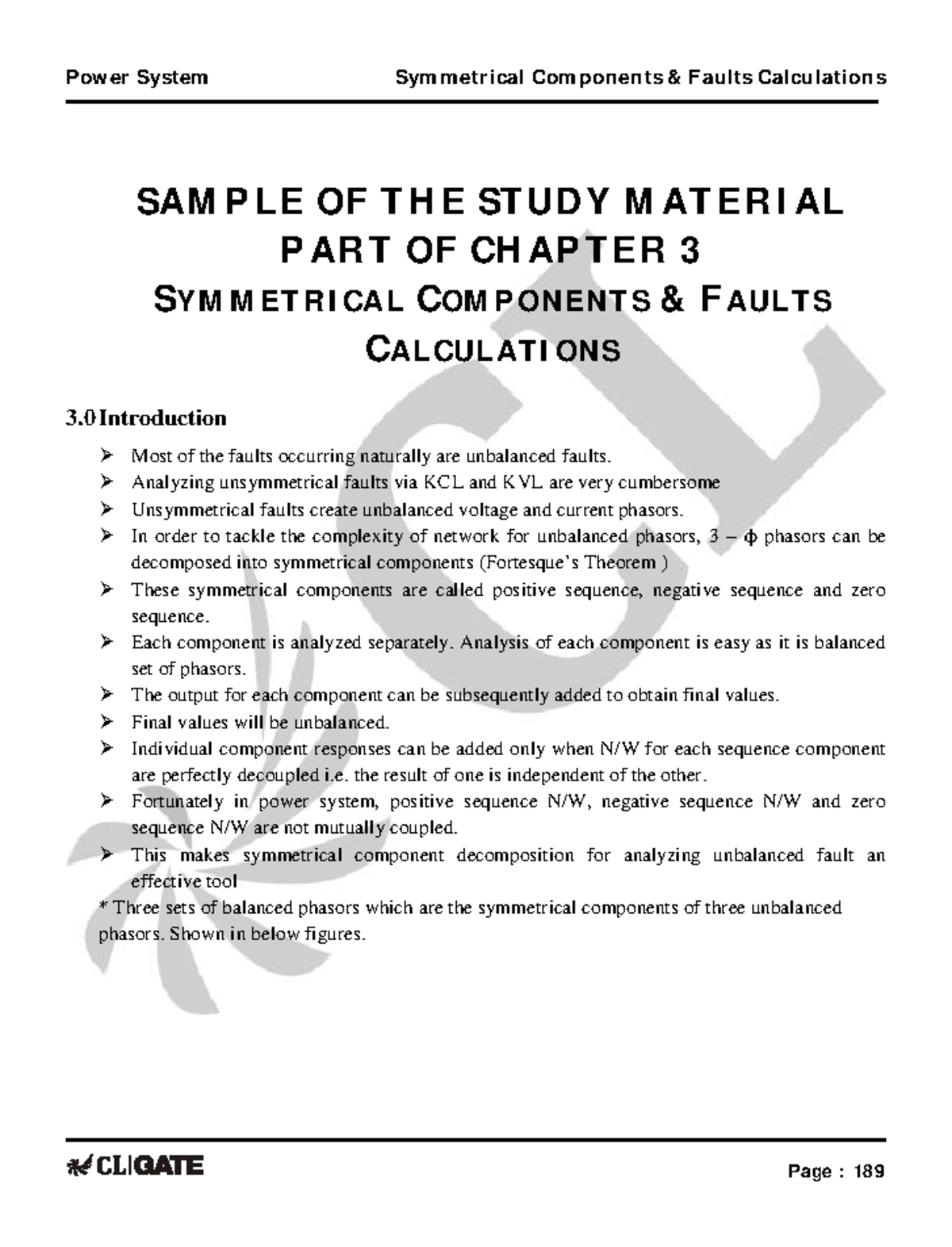 Power System (Symmetrical Components & Fault Calculation) - Analyzing ...