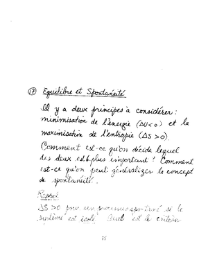 Cours 12 - lecture - G. Rappel pour un systeme ferme Pour un processus ...